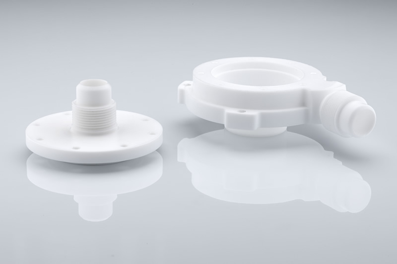 Pump body made of modified PTFE | Prodeflon Spa